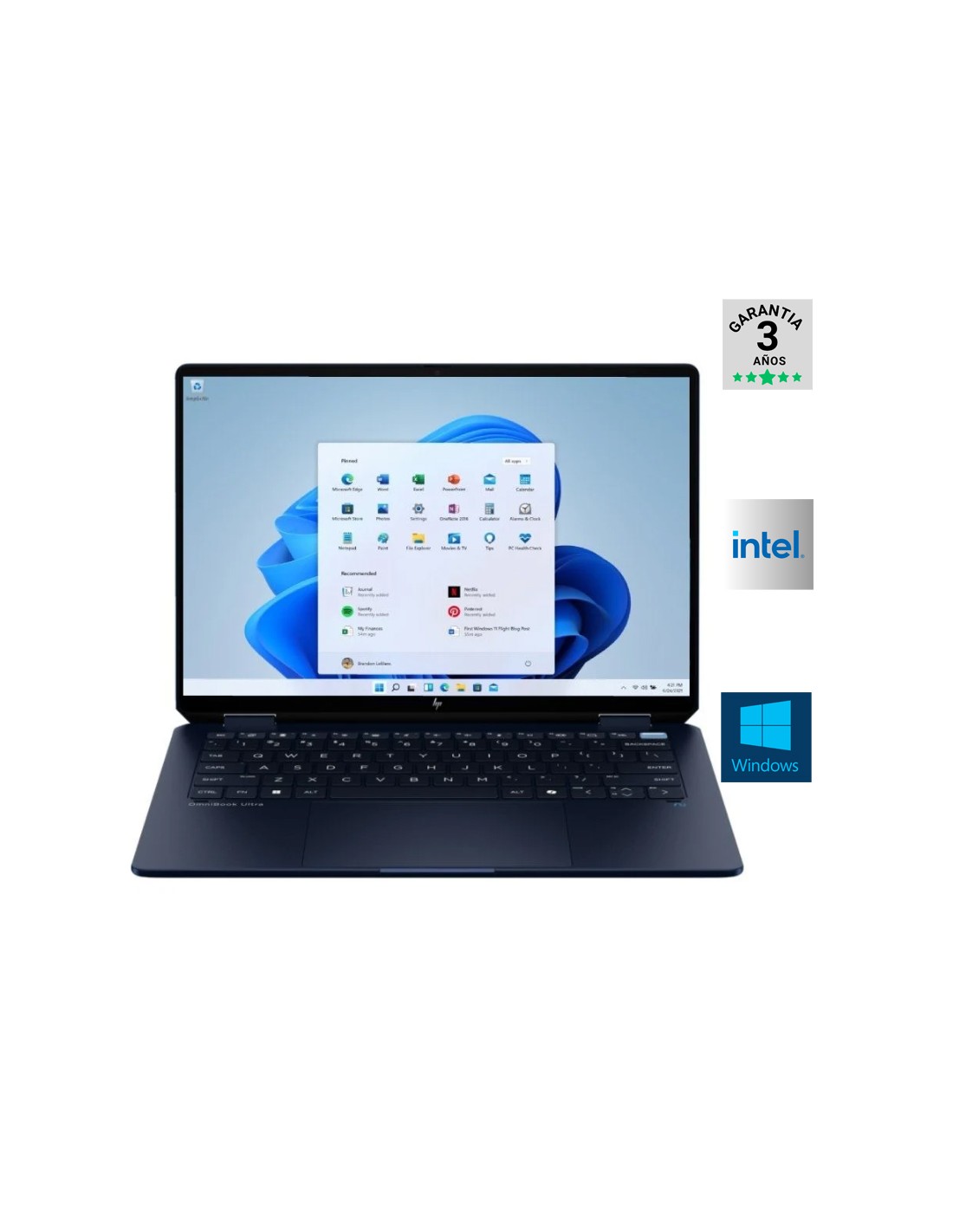 NH 14" HP OMNIBOOK X FLIP ULTRA 7-258V 32GB 1TB W11 TACT PN: BH5G2EA ...